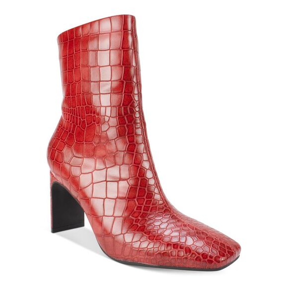 Seven Dials | Shoes | Seven Dials Womens Red Crocodile Nicole Square ...